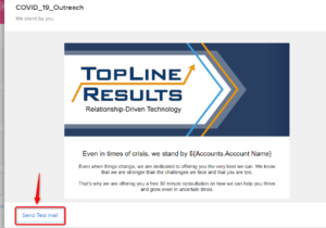 Zoho Email Templates - | TopLine Results Corporation